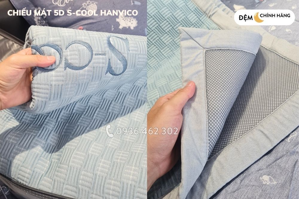 [Khuyến mại] Chiếu mát 5D S-Cool Hanvico chính hãng giá tốt nhất – Đệm Chính Hãng