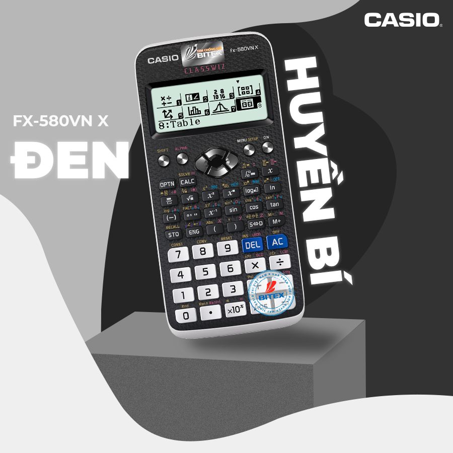 [CHÍNH HÃNG] Máy tính Casio FX-580VN X-BU màu xanh – THẾ GIỚI VĂN PHÒNG ...