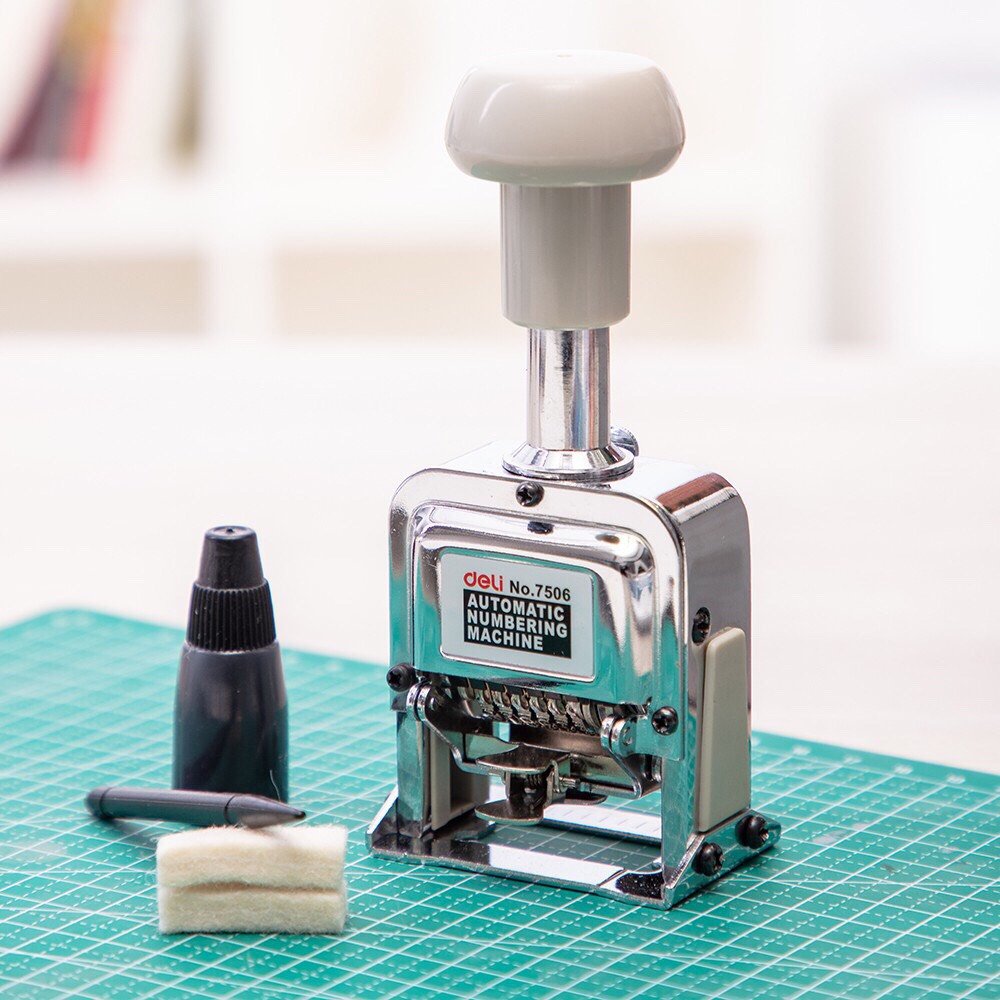 Dấu nhảy 6 số Deli 7506 – THẾ GIỚI VĂN PHÒNG PHẨM - ĐỒ DÙNG HỌC SINH GIÁ RẺ