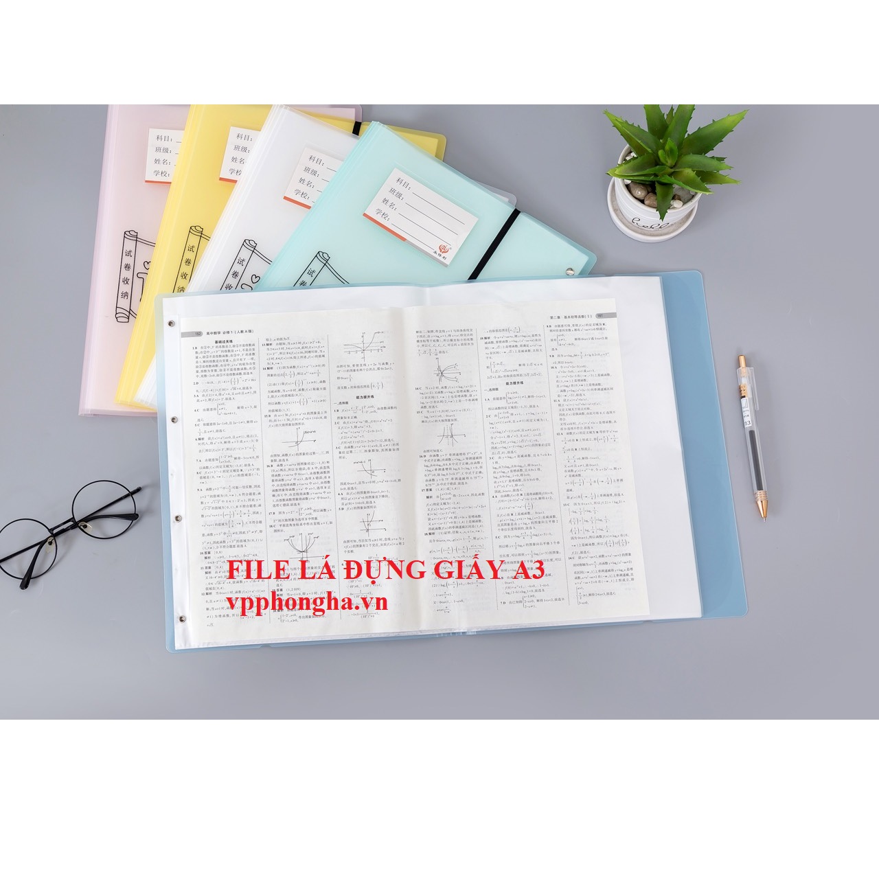 File 20 lá khổ A3 HQ4820 – THẾ GIỚI VĂN PHÒNG PHẨM - ĐỒ DÙNG HỌC SINH ...