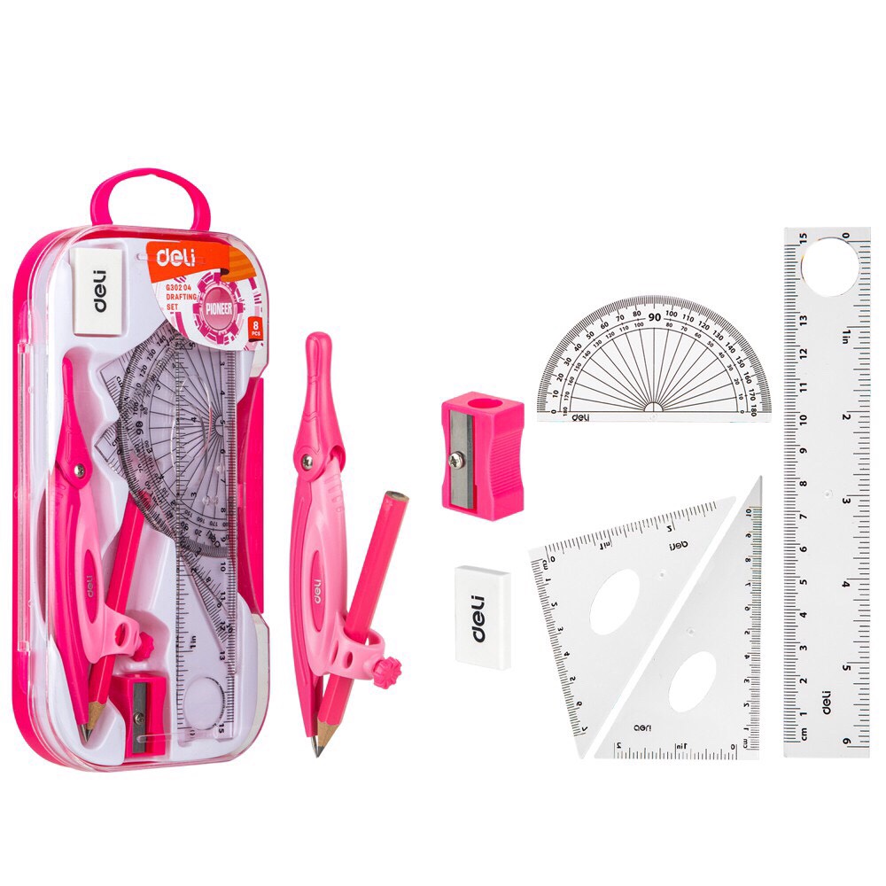 Bộ eke, compa Deli G30204 – THẾ GIỚI VĂN PHÒNG PHẨM - ĐỒ DÙNG HỌC SINH ...