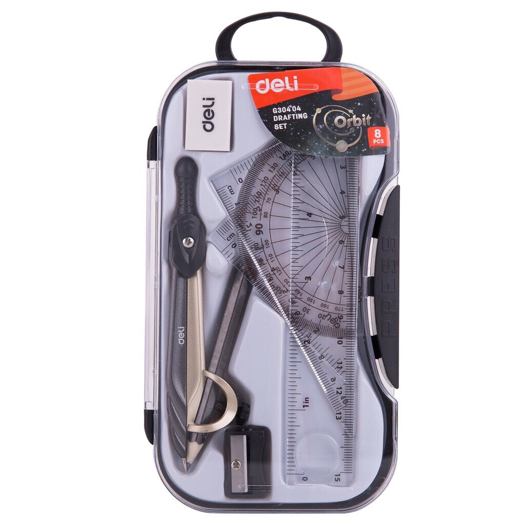 Bộ eke, compa Deli G30404 – THẾ GIỚI VĂN PHÒNG PHẨM - ĐỒ DÙNG HỌC SINH ...