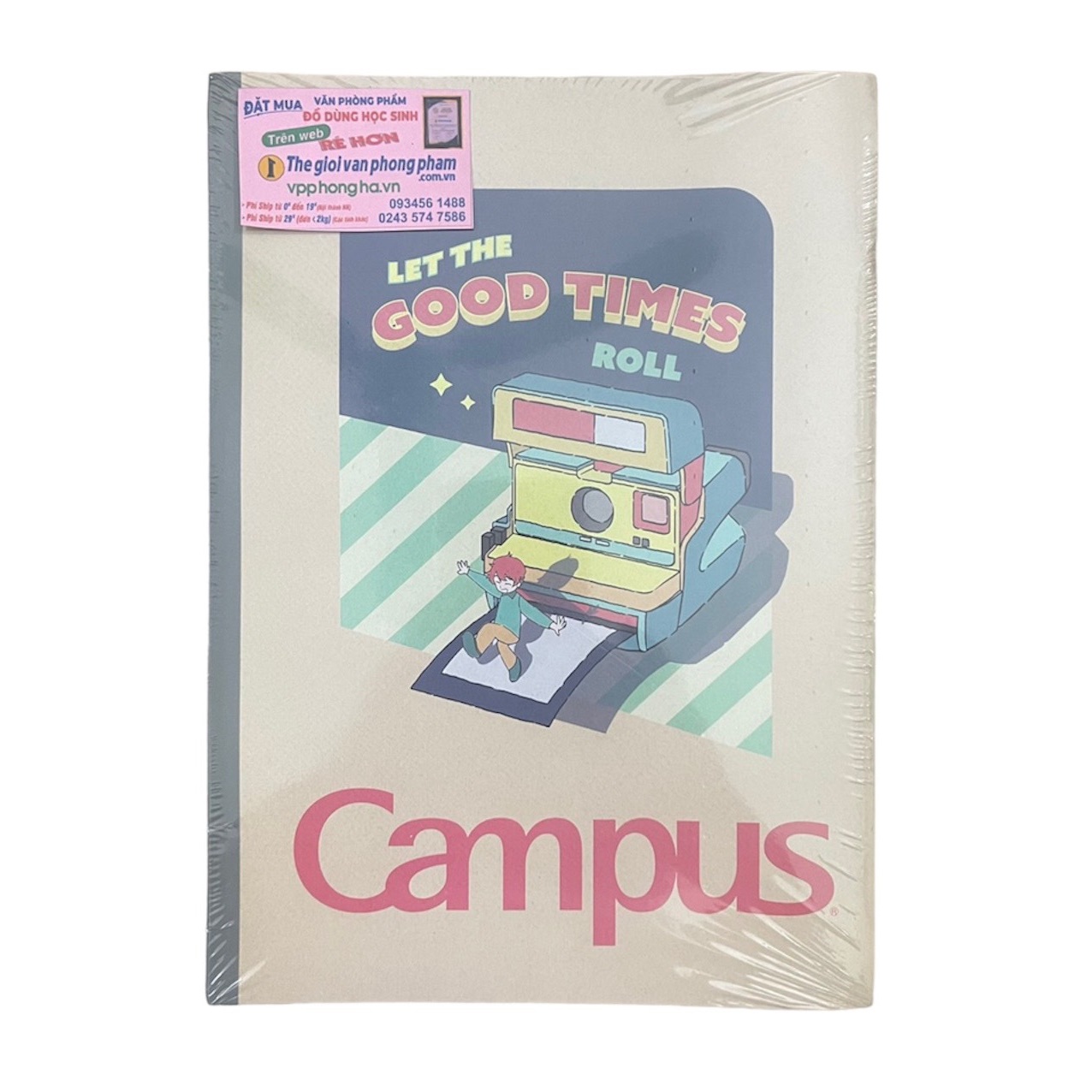 [MẪU MỚI 2023] Vở kẻ ngang có chấm campus RETRO 200 trang – THẾ GIỚI ...