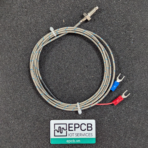 Cảm biến nhiệt độ đầu dò Ren M6 (PT100, K, E)