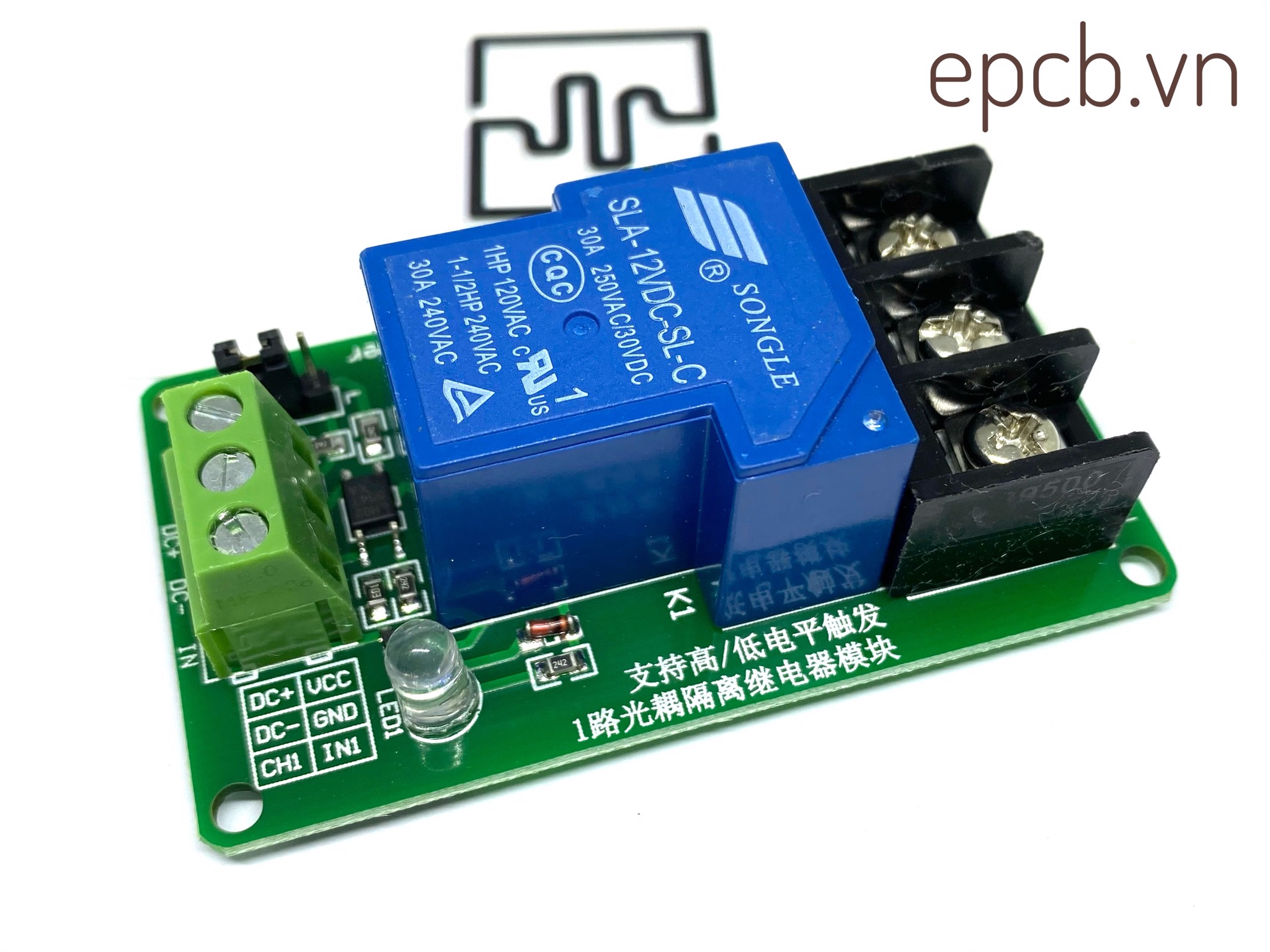Module Relay 1 Kênh 12V 30A