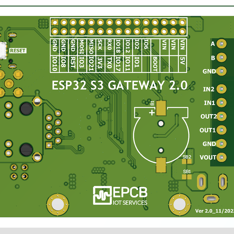 Thiết Kế Industrial Edge Controller Sử Dụng Esp32 S3