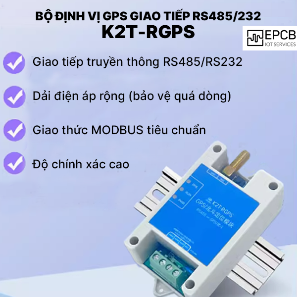 Bộ định vị GPS giao tiếp RS485/232 K2T-RGPS