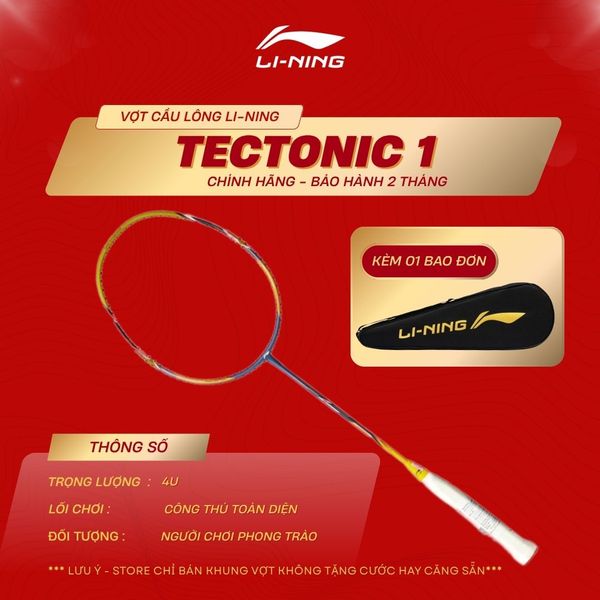 Vợt Cầu Lông Li-ning TECTONIC 1（4U) AYPT423-4 – Li-Ning Việt Nam
