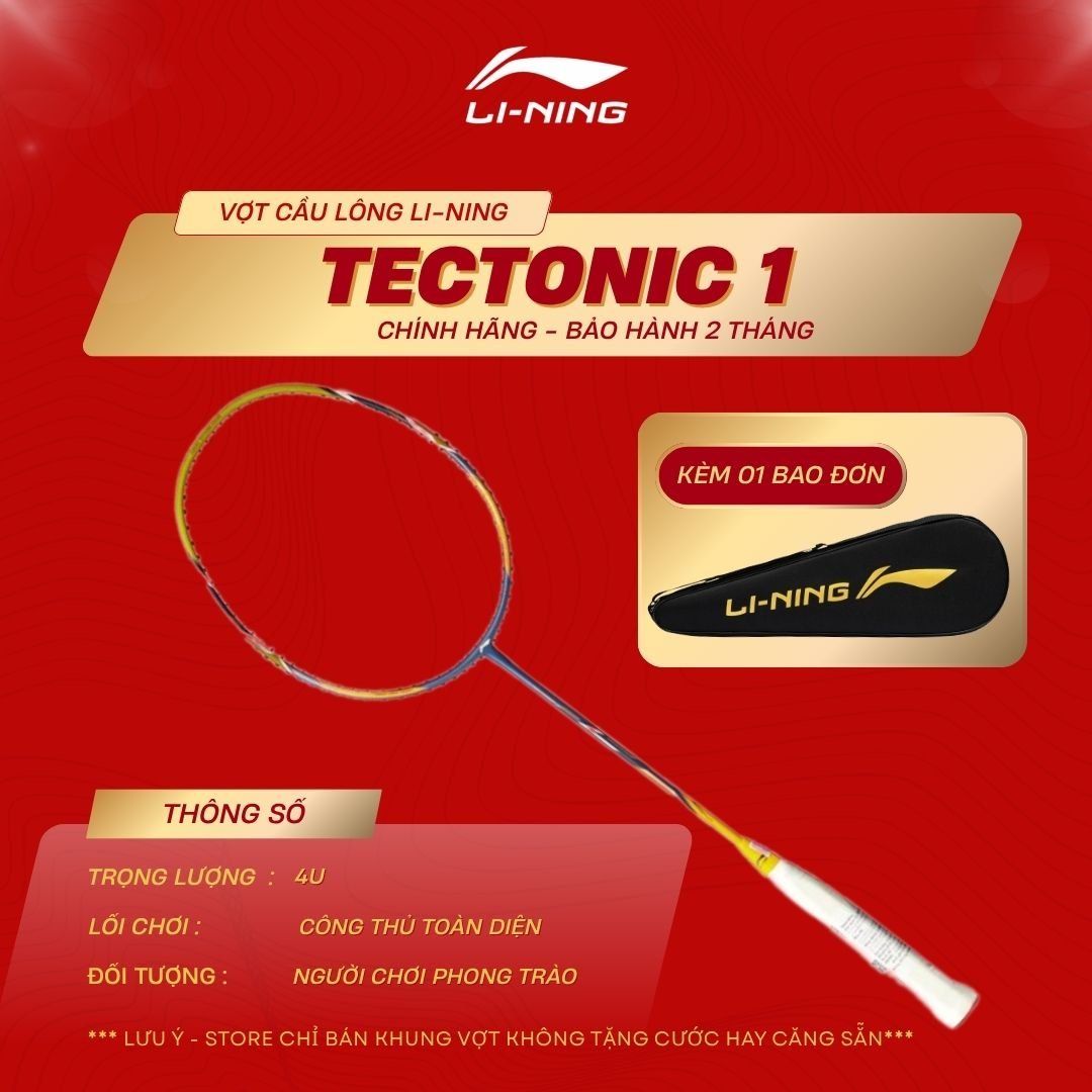 Vợt Cầu Lông Li-ning TECTONIC 1（4U) AYPT423-4 – Li-Ning Việt Nam