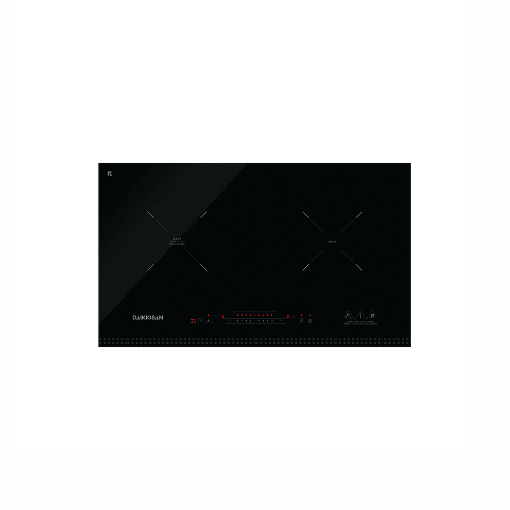 Bếp từ cao cấp Daikiosan DKT-200001 - 2 vùng nấu lắp âm - Chính hãng