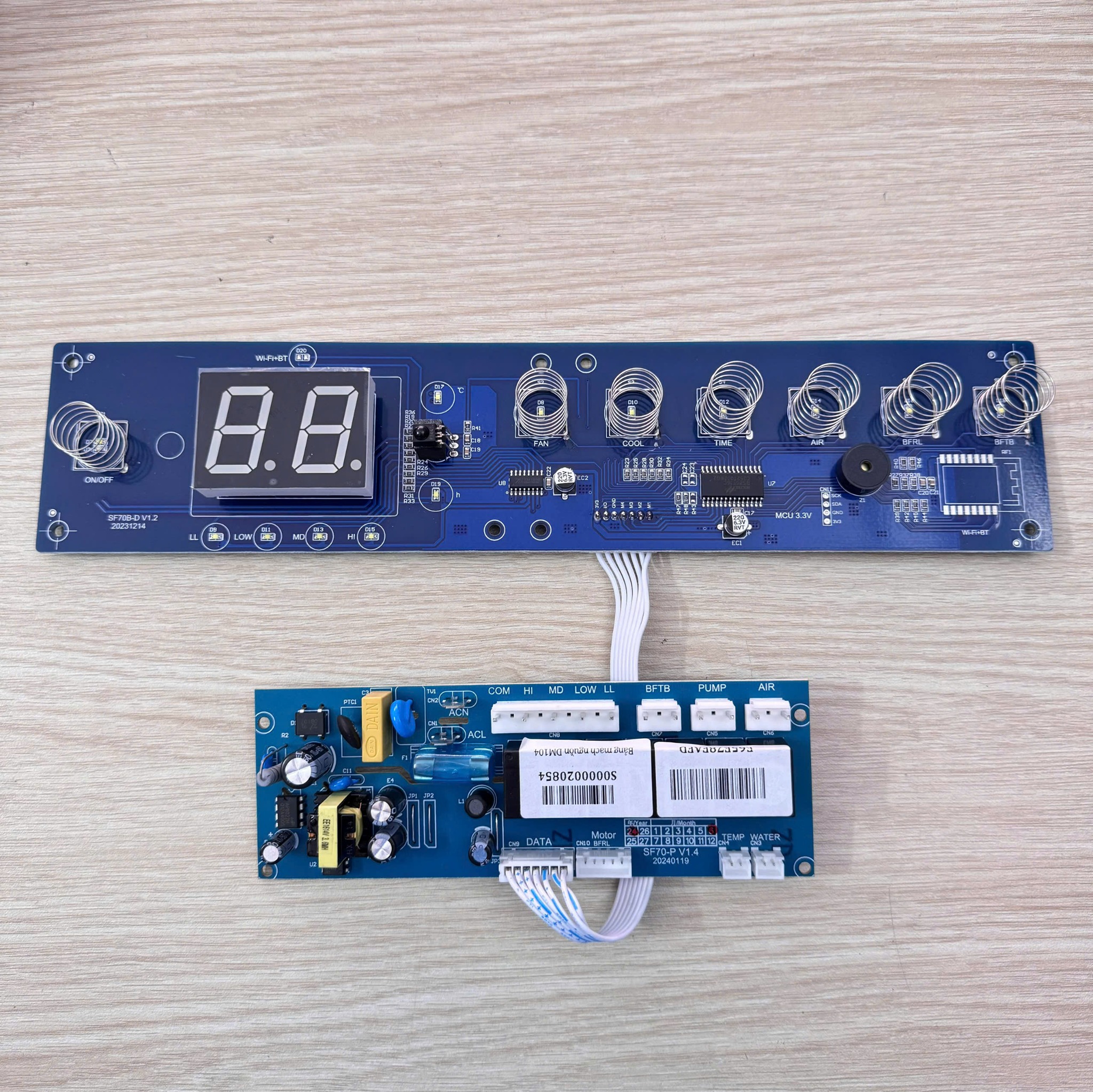 Bảng mạch nguồn + Khiển quạt điều hòa Daikiosan DM104- Hàng Chính Hãng