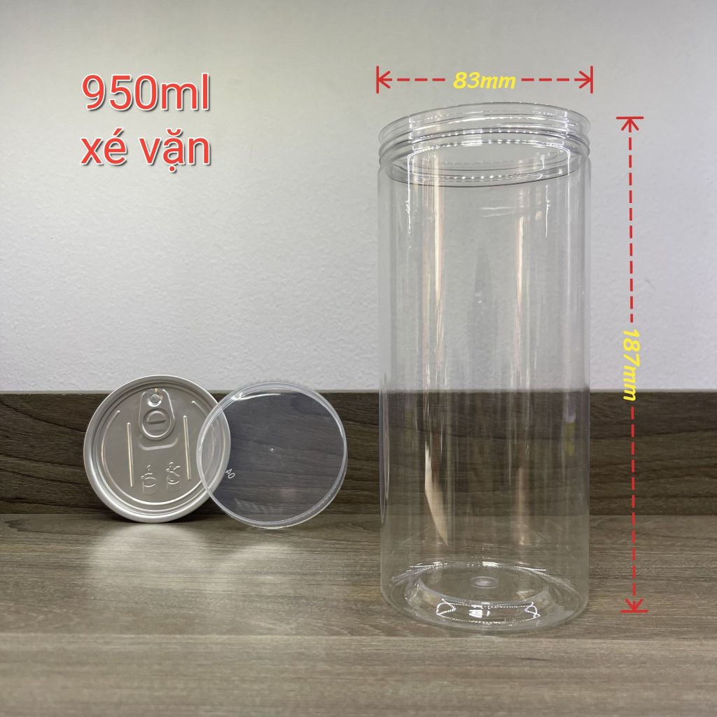 Hũ 930ml Nắp Nhôm Xé Vặn – Công Ty Nhựa Vinh Lợi
