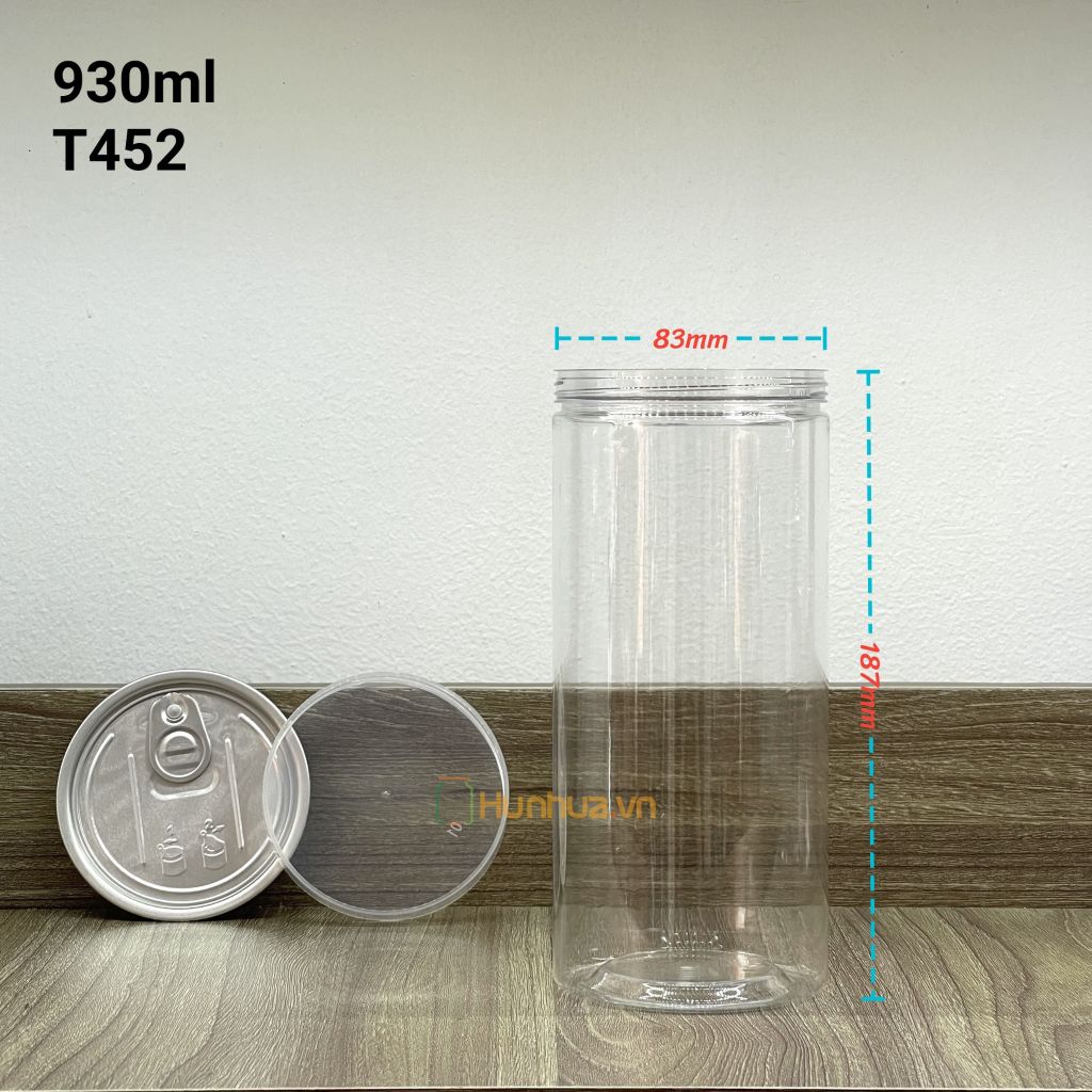 Hũ 930ml Nắp Nhôm Xé Vặn – Công Ty Nhựa Vinh Lợi