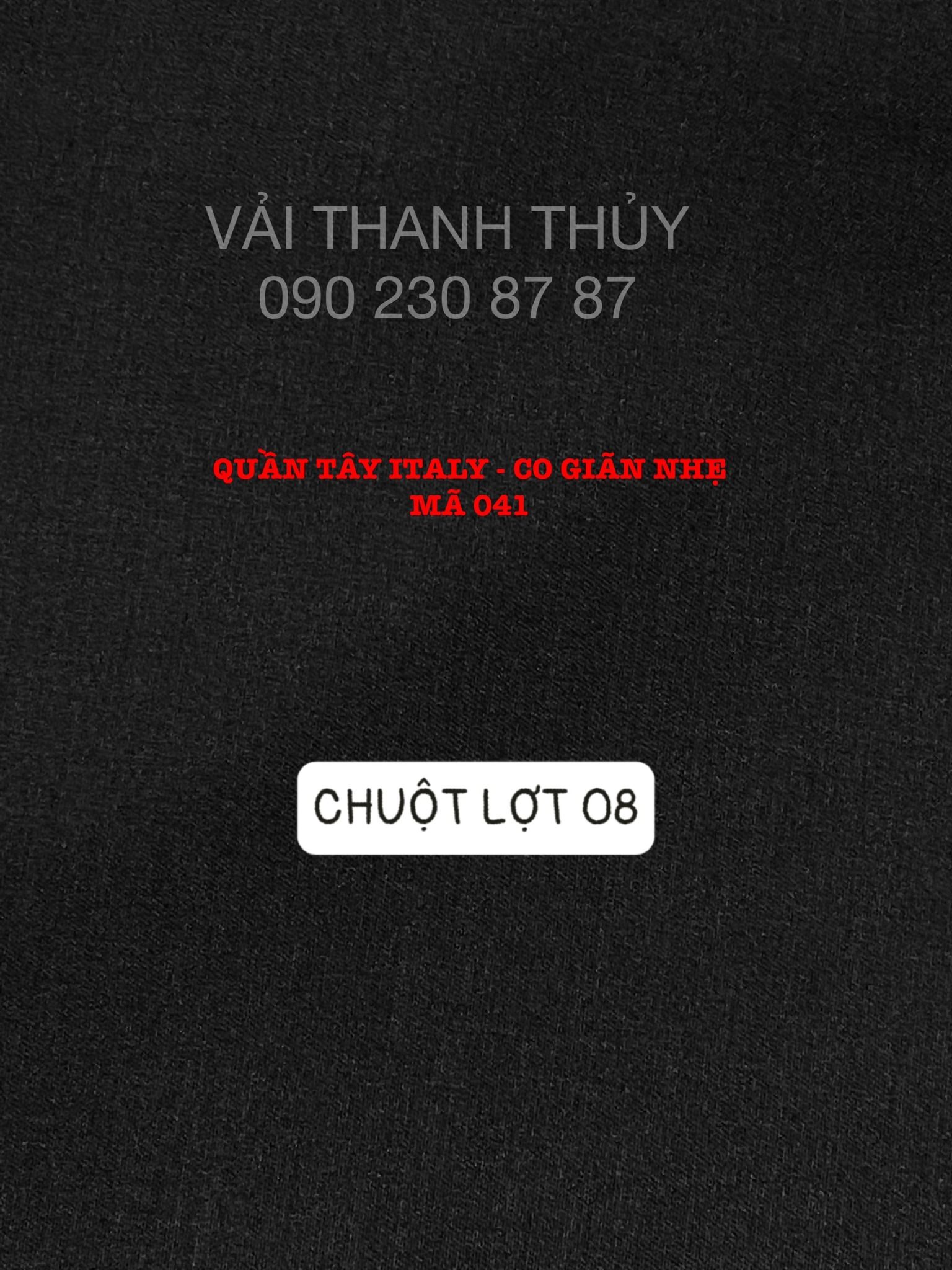 VẢI QUẦN TÂY NAM CASHMERE HÀNG ITALY 5 NGÔI SAO CAO CẤP - KHÔNG CO GIÃ ...