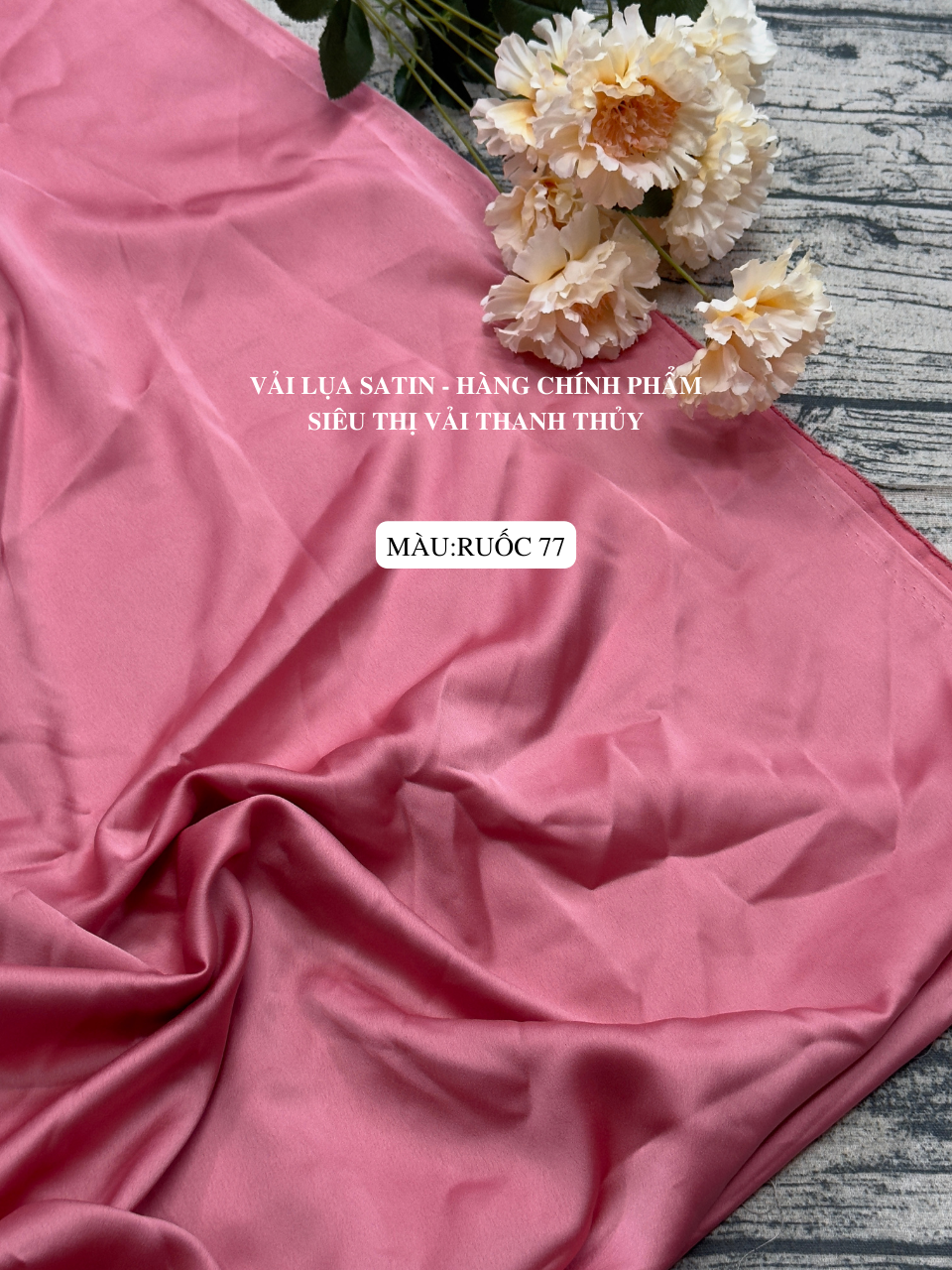 VẢI LỤA SATIN MAY ÁO DÀI - PIJAMA-DÒNG V – SIÊU THỊ VẢI THANH THỦY