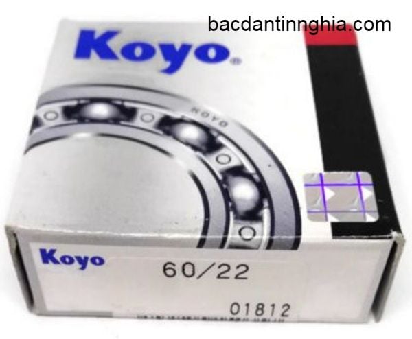 Bạc đạn vòng bi 60/22 KOYO 22x44x12 – Bạc đạn Tín Nghĩa