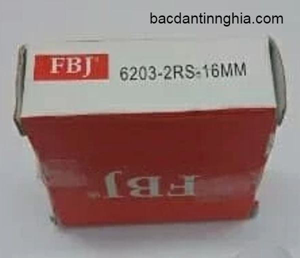 Bạc đạn vòng bi 6203-2RS/16 FBJ 16mm – Bạc đạn Tín Nghĩa