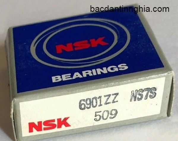 Bạc đạn vòng bi 6901ZZ NSK 12x24x6mm – Bạc đạn Tín Nghĩa