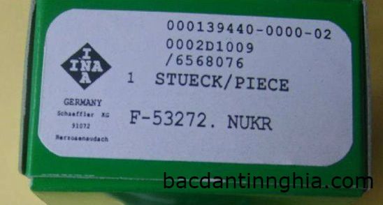 Bạc đạn vòng bi F-53272 NUKR INA – Bạc đạn Tín Nghĩa