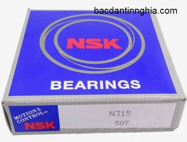 Bạc đạn vòng bi N315 NSK 75x160x37mm – Bạc đạn Tín Nghĩa