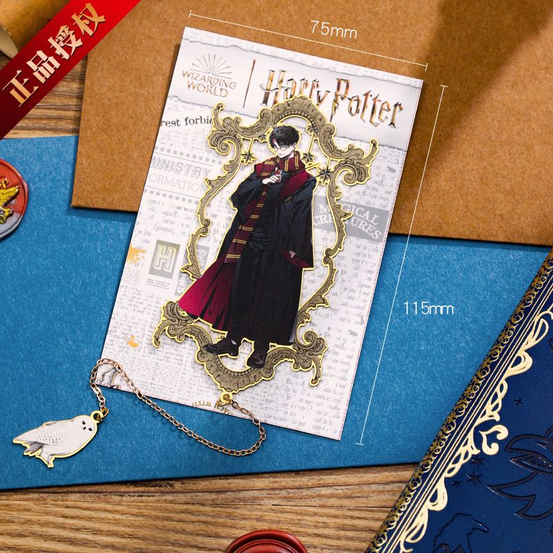 Kẹp sách, bookmark kim loại các nhân vật Harry Potter – Cá Chép Bookstore