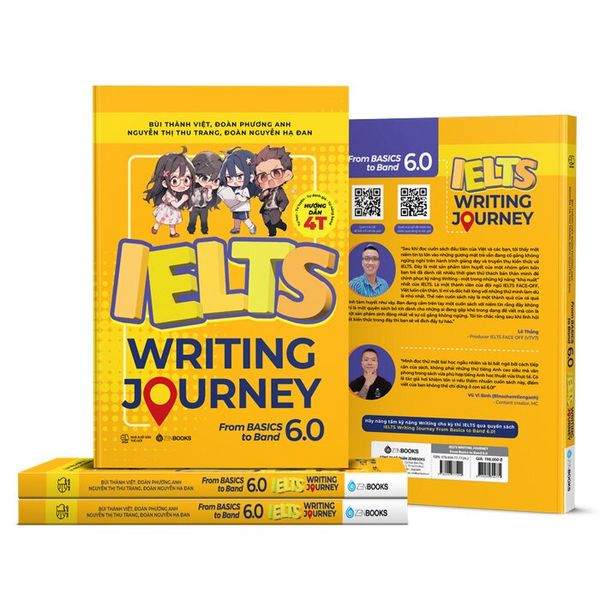 IELTS Writing Journey - From Basics To Band 6.0 – Cá Chép Bookstore