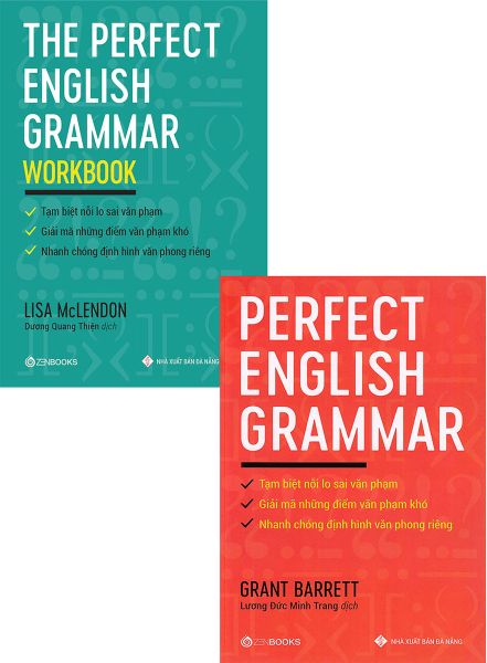 Combo 2 cuốn The Perfect English Grammar - Guidebook & Work Book – Cá ...