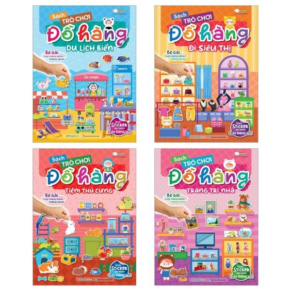 Trò Chơi Đồ Hàng (Cuốn lẻ, kèm hơn 200 Stickers) – Cá Chép Bookstore