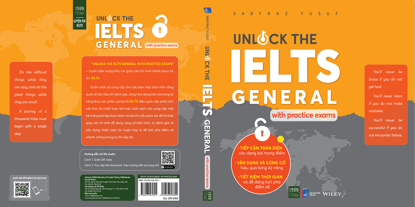 Unlock The Ielts General With Practice Exams – Cá Chép Bookstore