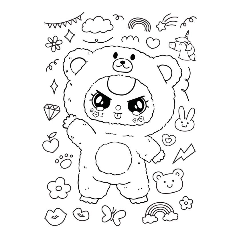 Tô màu - Thị Trấn Baby Three – Cá Chép Bookstore