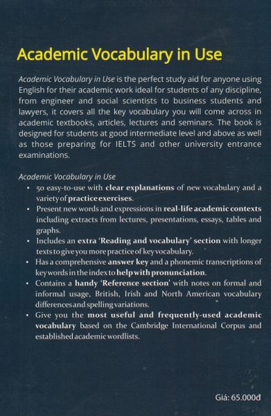 Academic vocabulary in use – nhasachthanhdung