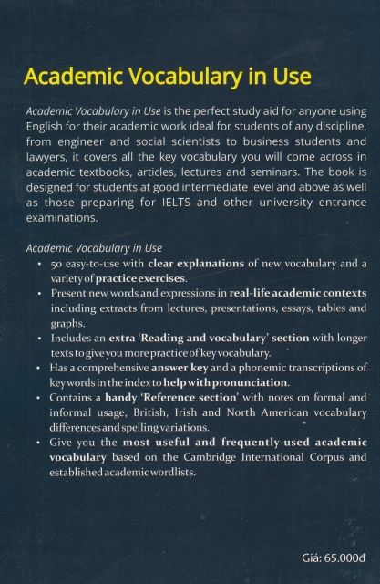 Academic vocabulary in use – nhasachthanhdung