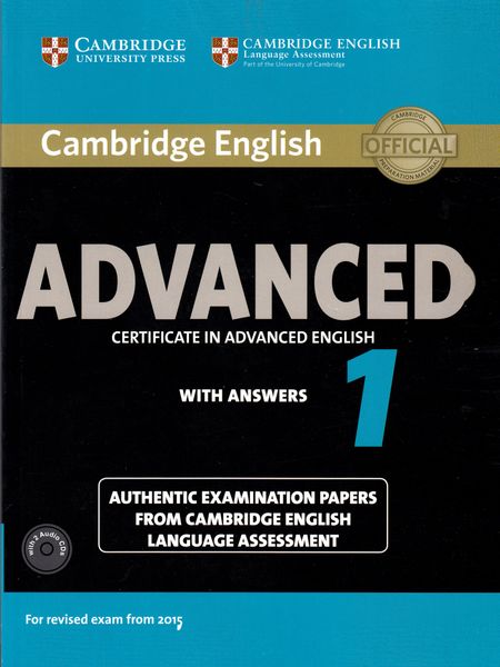 Cambridge English Advanced 1 for Revised Exam from 2015 Student's Book ...
