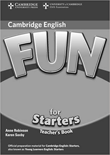 Fun for Starters Teacher's Book – nhasachthanhdung