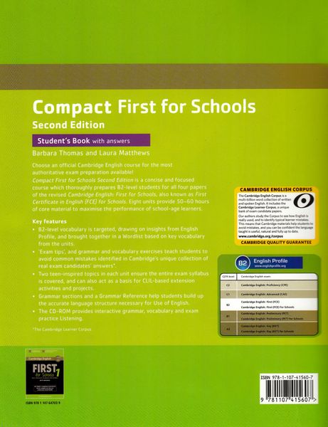 B2 - Compact First for Schools Student's Book second edition (2015 ...