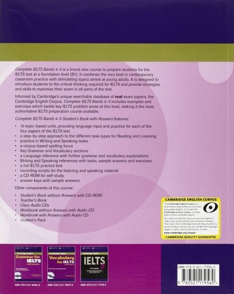 Complete IELTS bands 4-5 - Student's Book – nhasachthanhdung