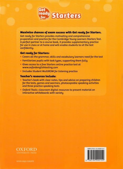 Get Ready for... Starters Teacher's Book – nhasachthanhdung