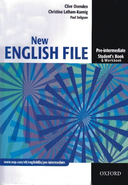 New English File Pre-intermediate student's book and workbook ...