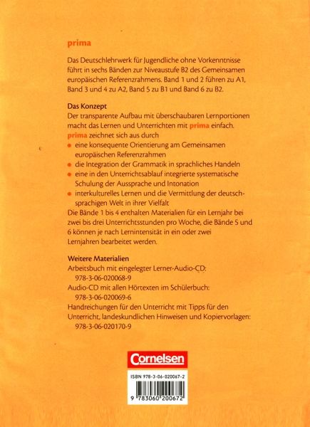 Prima A1: Deutsch Fur Jugendliche: Band 1 ( Prima A1: Tiếng Đức Dành ...