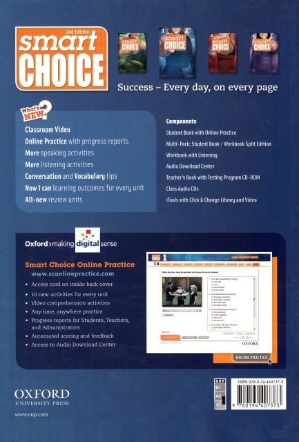 Smart Choice 1 (2nd edition) student book – nhasachthanhdung