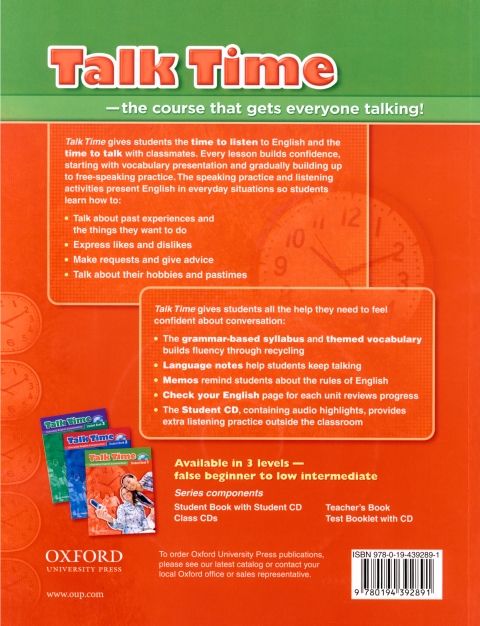 Talk time 1 - student book – nhasachthanhdung