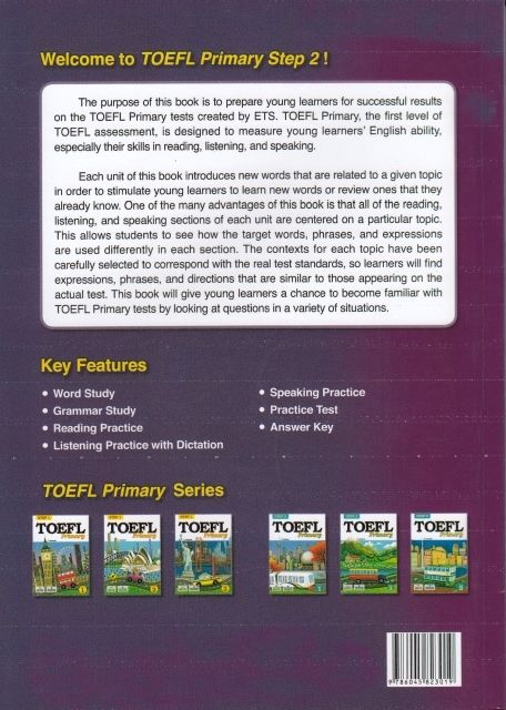 TOEFL Primary Step 2 book 2 + Key – nhasachthanhdung