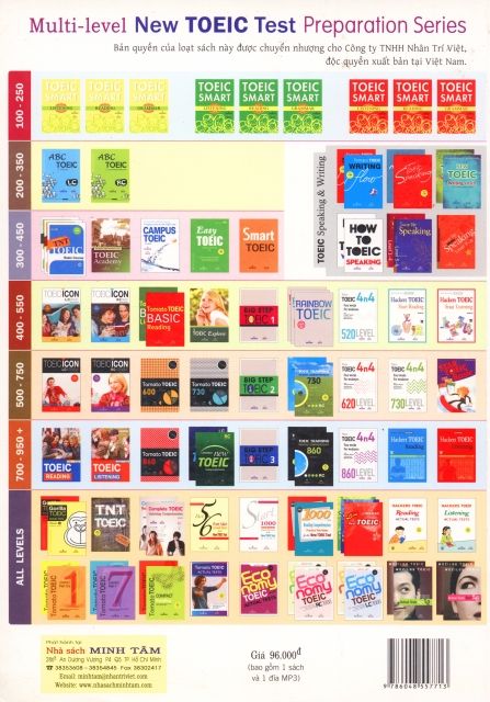 TOEIC Smart - Green Book Reading (Kèm CD) – nhasachthanhdung