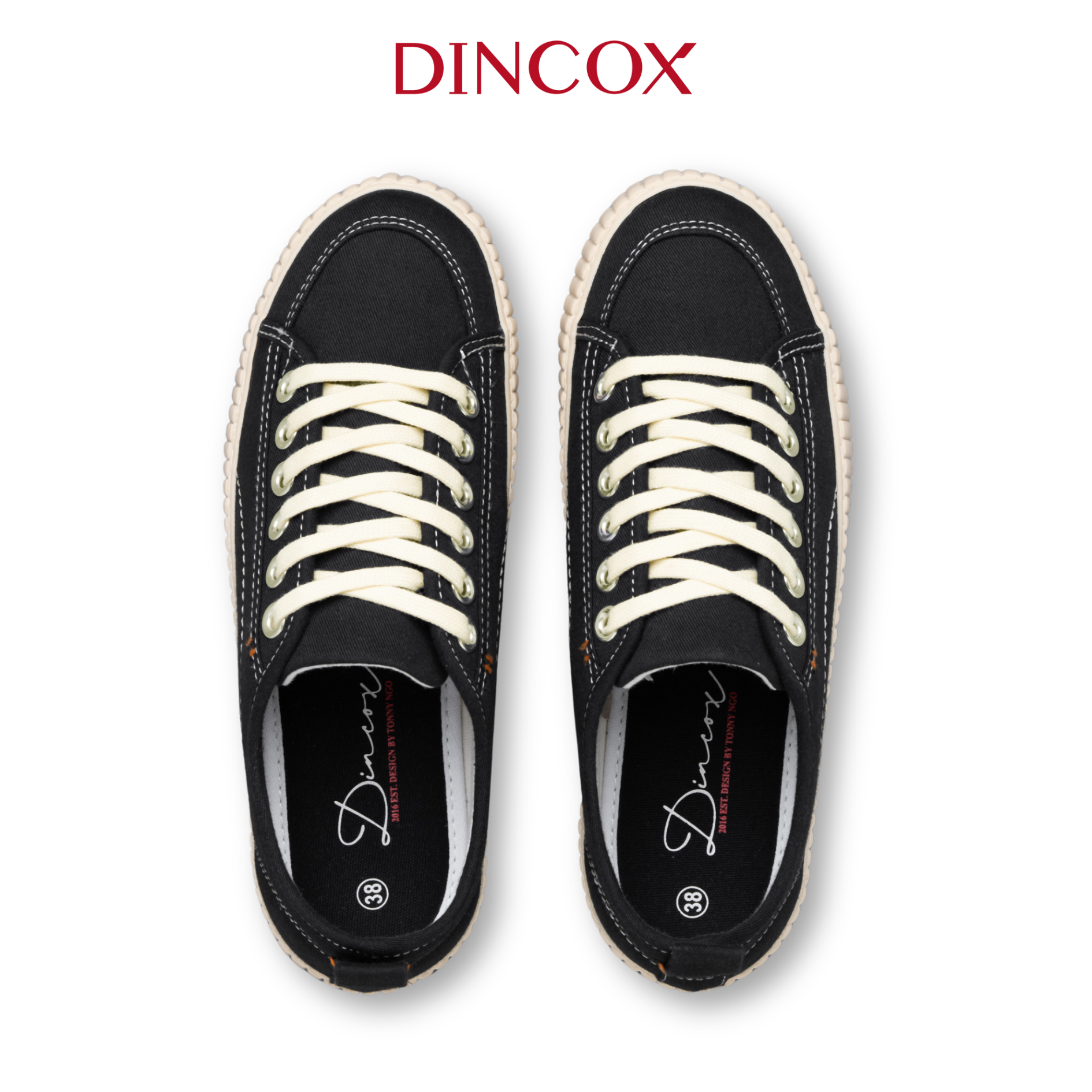 Giày sneakers D20 WHITE – DinCox Shoes
