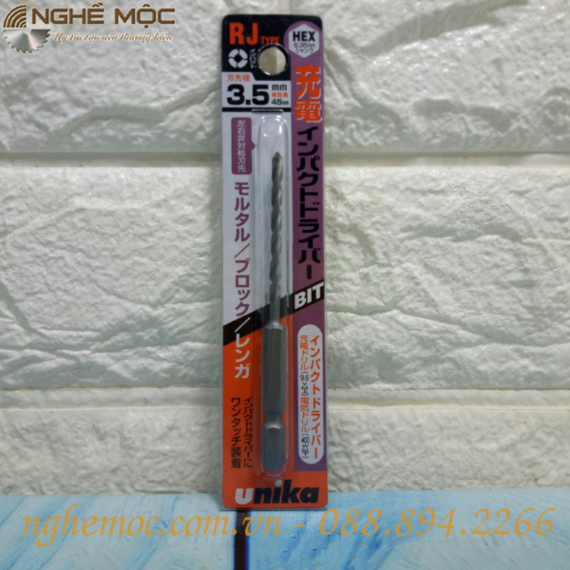 Mũi khoan tường chuôi lục giác Unika RJ – mochaiphat