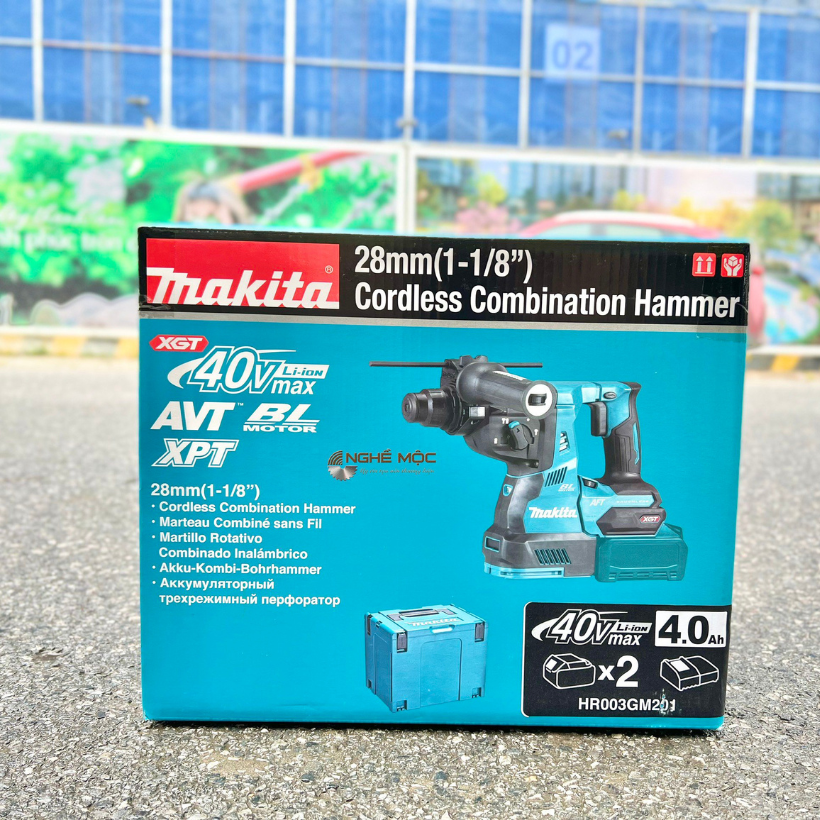 Máy khoan đa năng Makita HR003GZ dùng pin (28MM/BL) (40V Max) – mochaiphat