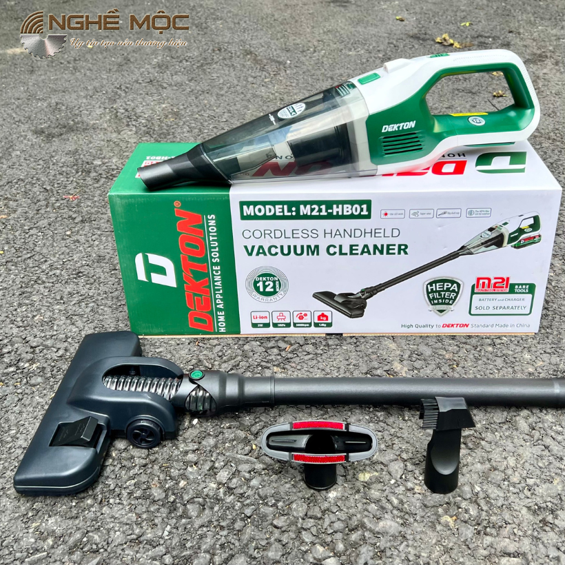 Máy hút bụi chân pin phổ thông Dekton M21-HB01 – mochaiphat