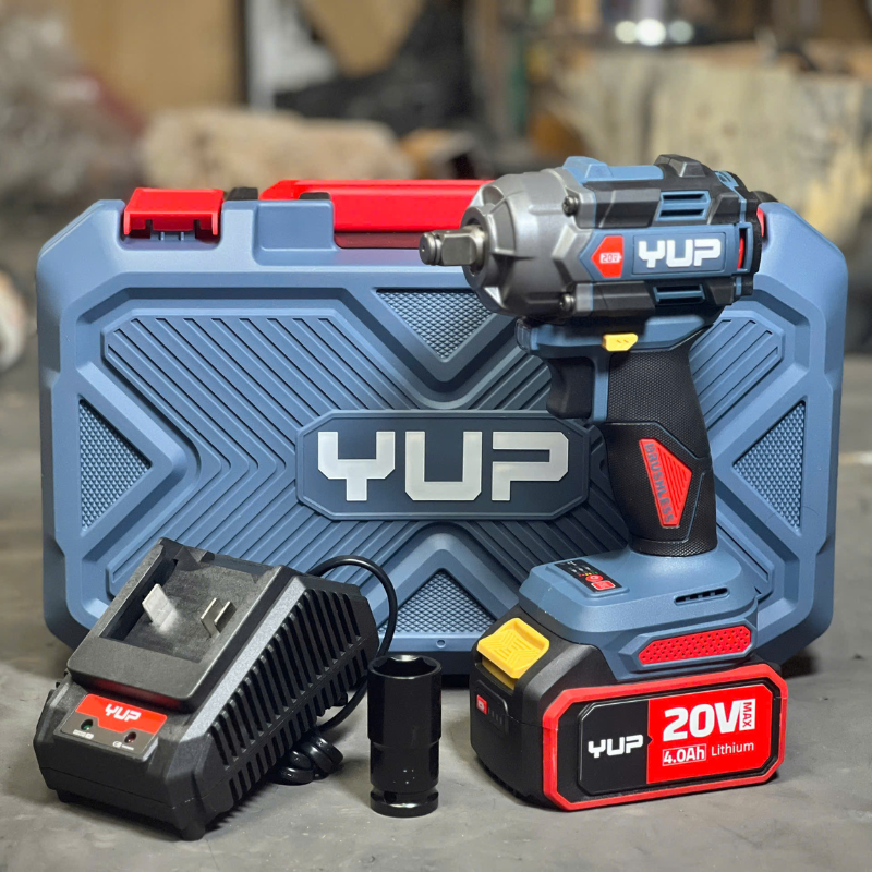 Máy siết bulong pin 20V/ 500Nm YUP YP20-W500M – mochaiphat