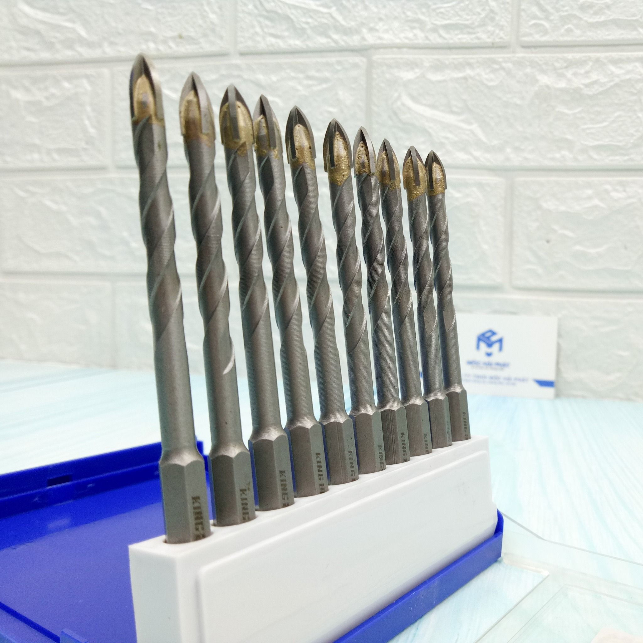 Mũi Khoan đa Năng 4 Cạnh đuôi Lục Giác King Blue 6mm Mochaiphat