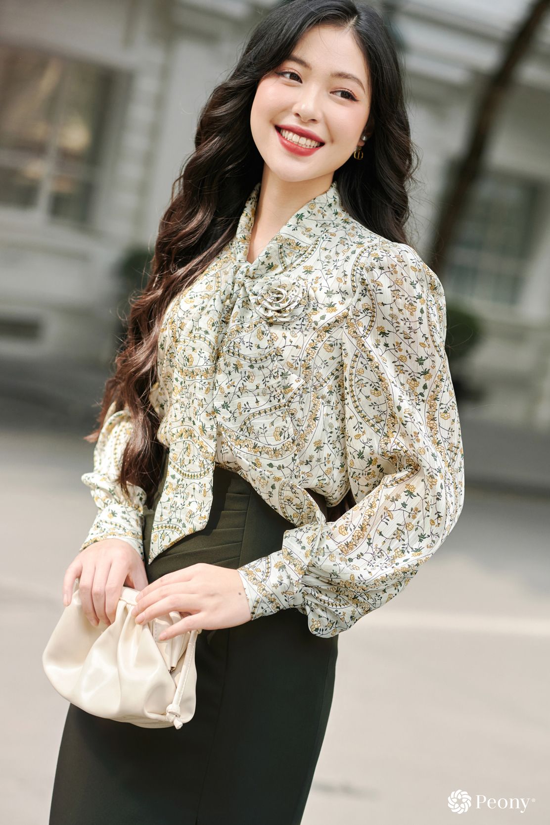 MALLOW TOP – Peony Design